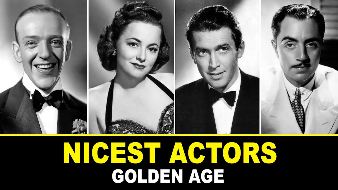 The Nicest Actors In Golden Age Of Hollywood - YouTube