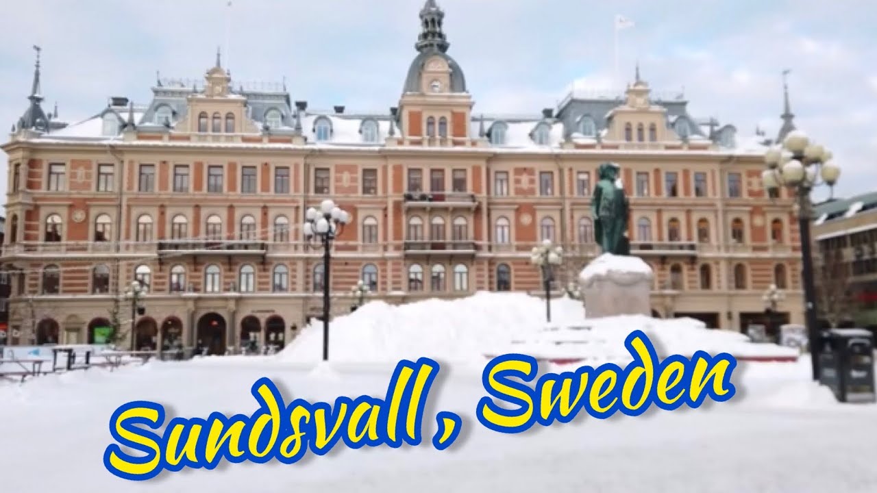 A glimpse of Sundsvall/winter 2022 - YouTube