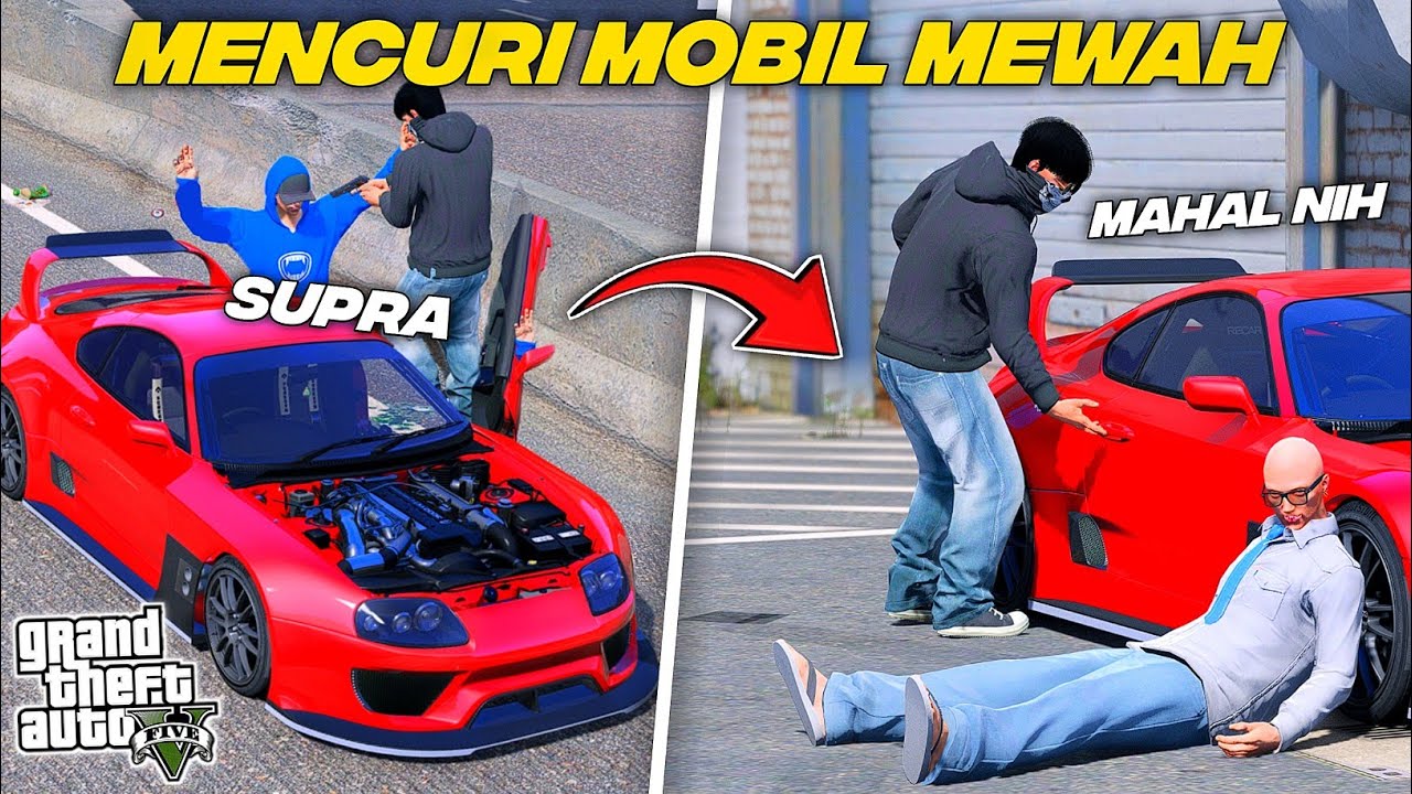 Aku Mencuri Semua MOBIL MEWAH Langka TERKEREN Milik Warga Di KOTA - GTA ...