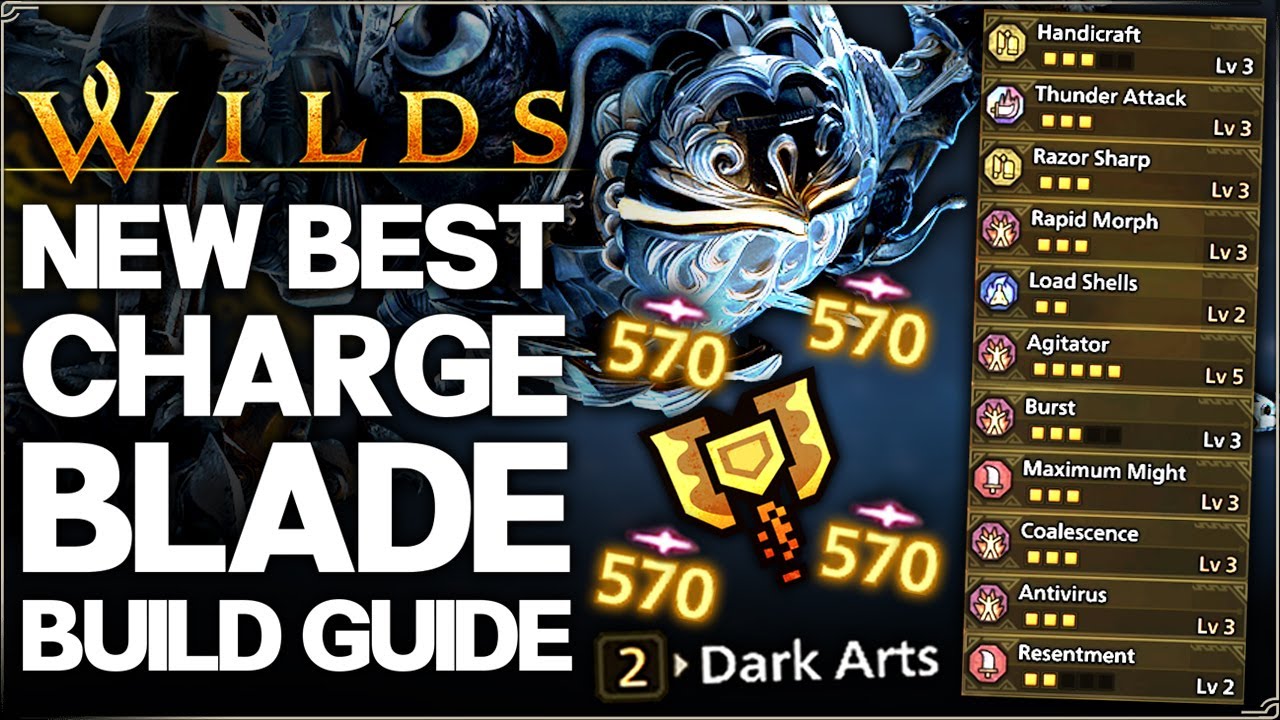 Monster Hunter Wilds - New Best OP Charge Blade Build - Highest Damage ...