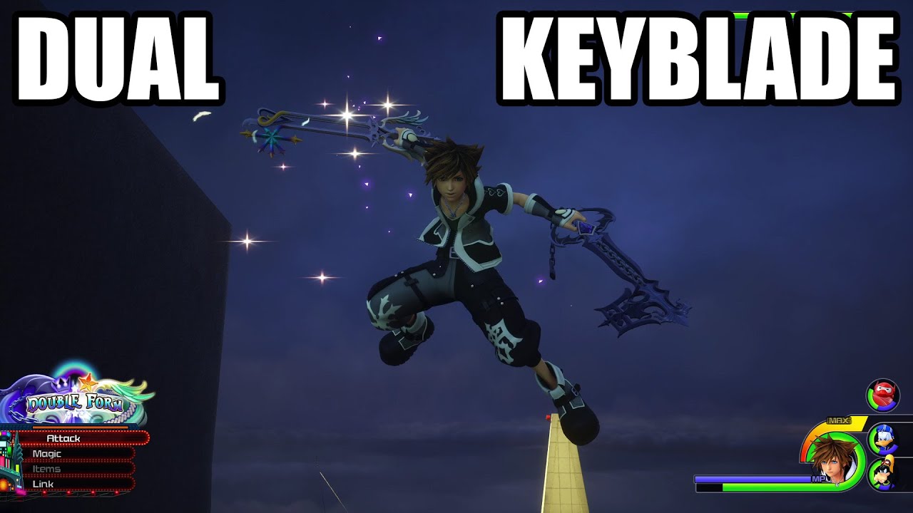 DUAL KEYBLADE with OATHKEEPER - KINGDOM HEARTS III (Re Mind DLC) FULL ...