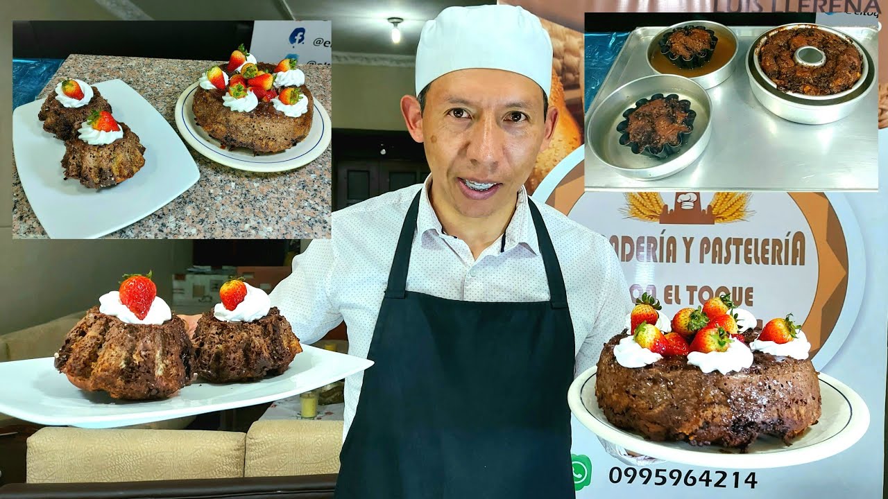 Esta receta te sorprenderá lo fácil que es Pudin o Budín de Chocolate ...