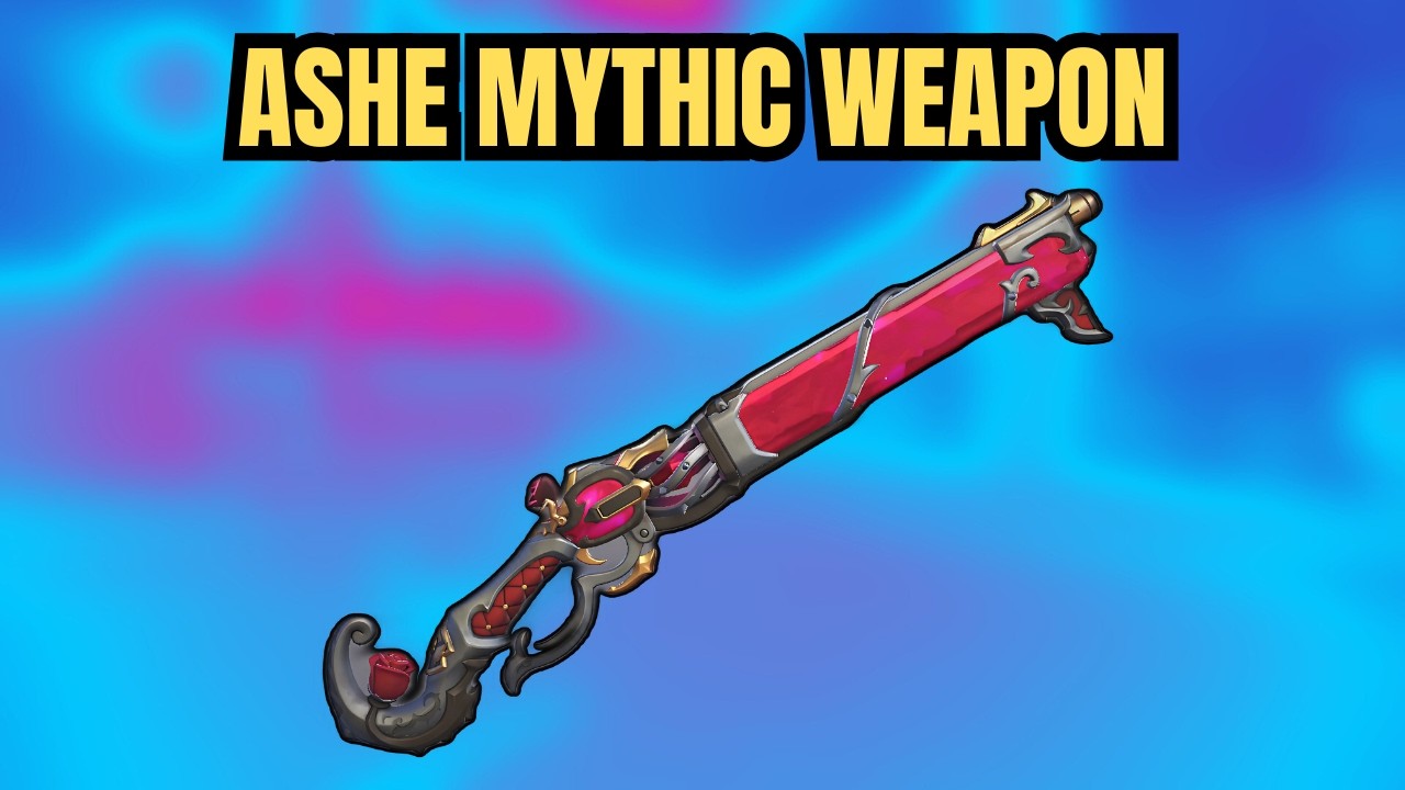 Ashe Mythic Weapon Gameplay - YouTube