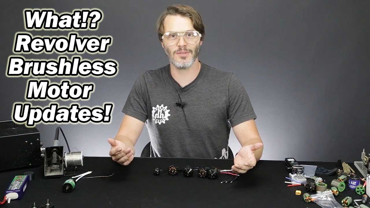 Smaller & Lighter! Meet The Updated Revolver Brushless Motor Line ...