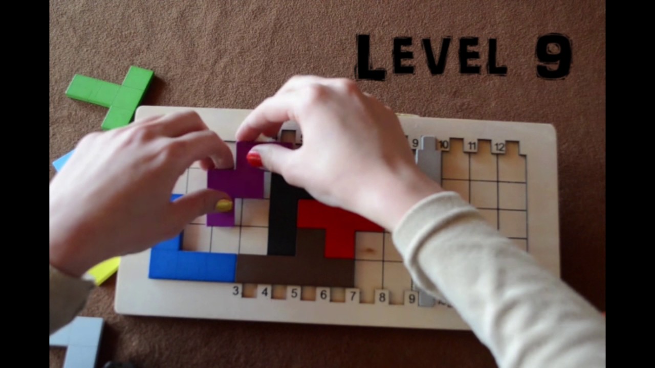 Geometric Puzzle Game - Hard - YouTube
