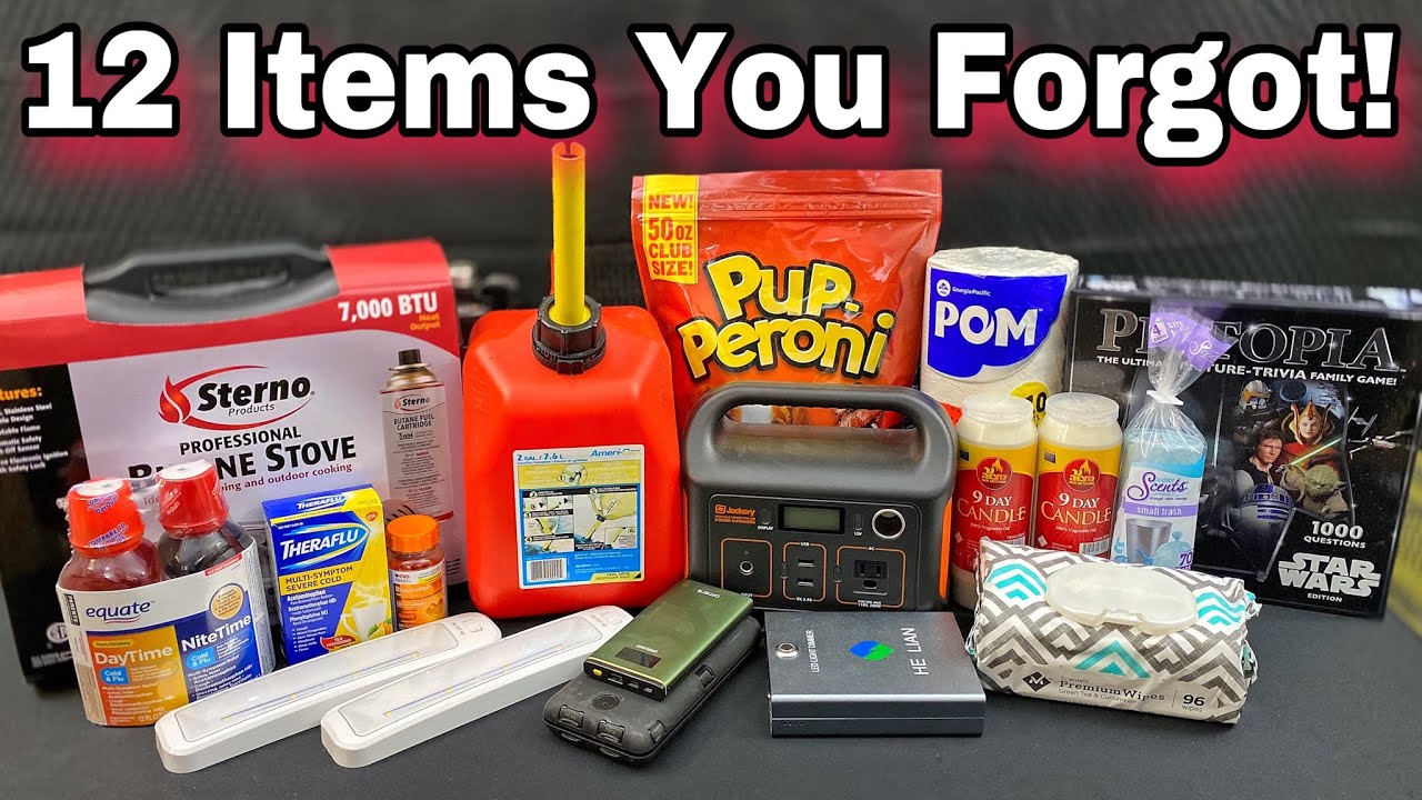 12 Forgotten Items Every Prepper Should Stockpile (Food Storage Preps ...