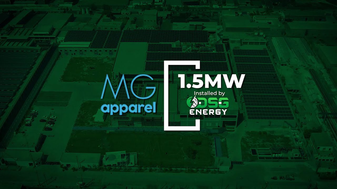 MG Apparel 1.5 MW DSG Energy Solar Power Plant | #DSGEnergypk - YouTube