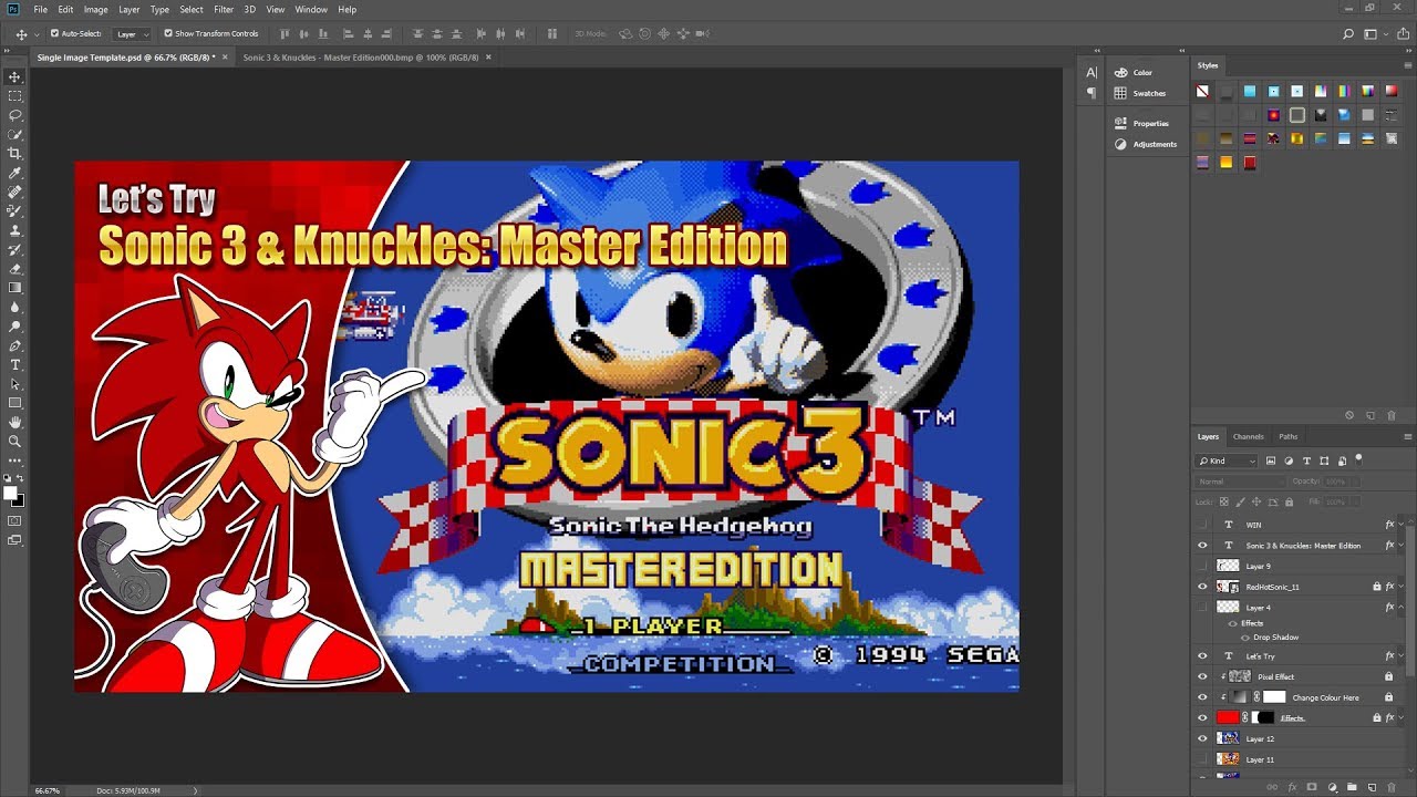 Let's Edit - Sonic 3 Master Edition - SPONSORS ONLY - YouTube