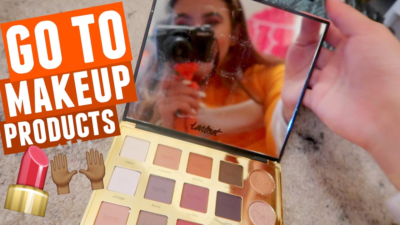 MY GO TO MAKEUP PRODUCTS FOR TOUR! - YouTube