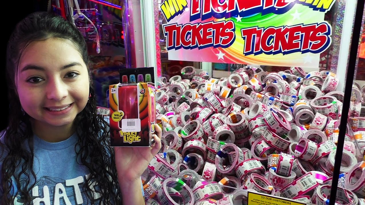 Back at the Ticket Time Claw Machine - YouTube