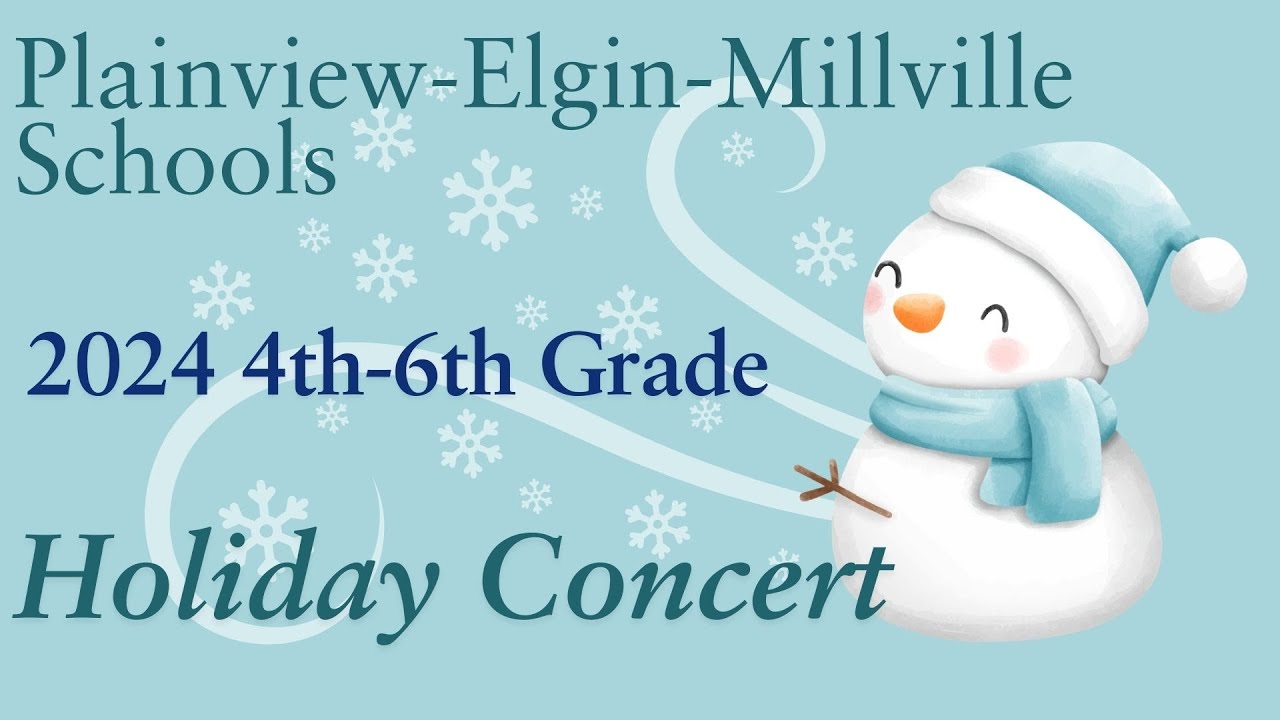 2024 PEM 4th-6th Grade Holiday Concert - YouTube