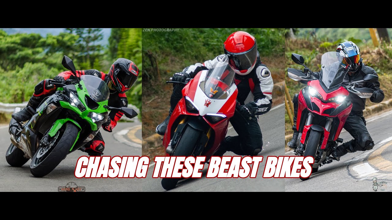 Chasing ZX6R Ducati Panigale & Multistrada | Sunday Fun day with Mark ...