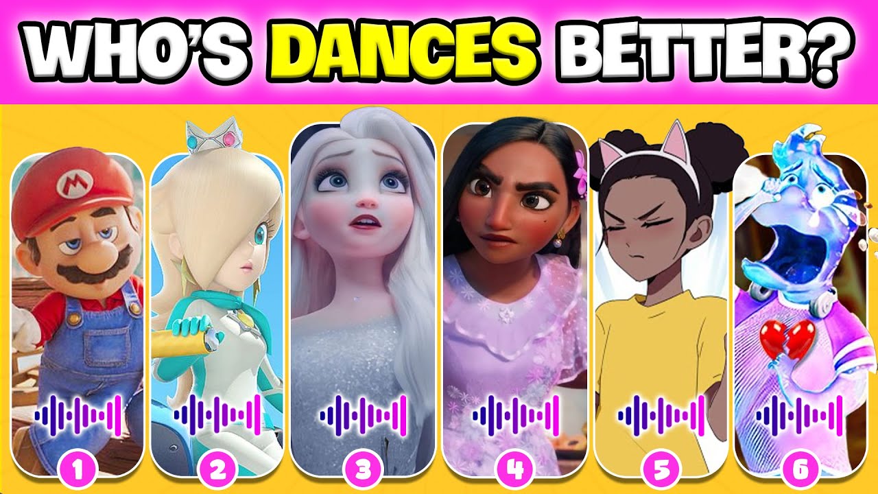 Guess The Character By Their DANCE #7| Who Dances Better? Elemental ...