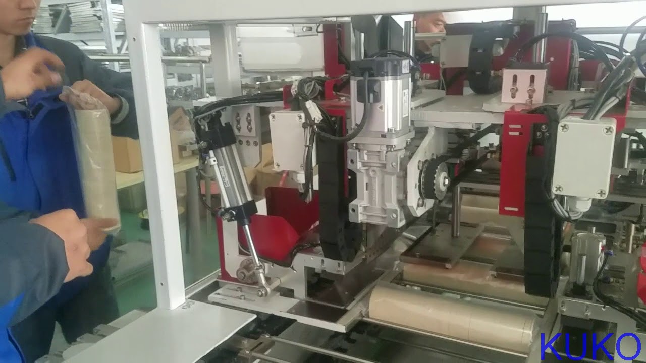 Fully-auto Stacking Liners, Cardboards, Discs Packing Machine - YouTube