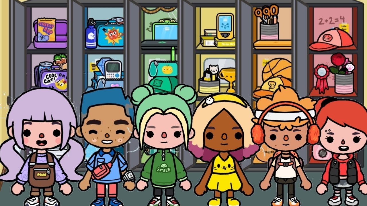 COLOR CODING LOCKER IN TOCA BOCA💖😲#tocalifeworld #tocalife #tocaboca # ...