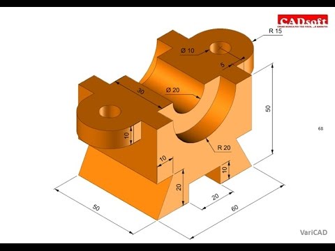 VariCAD 2016 3D - Exercise 27 - YouTube