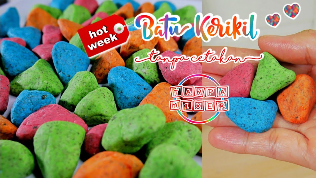 KUE KERING LEBARAN 2023 TERBARU - PERMEN BATU ARAB CUMA 3 BAHAN ...