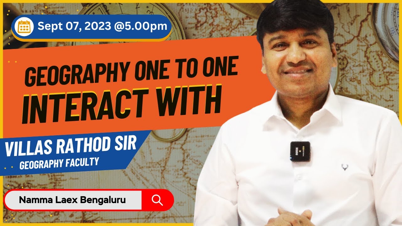 ||One to One interaction session with Geography Faculty|| #geography # ...