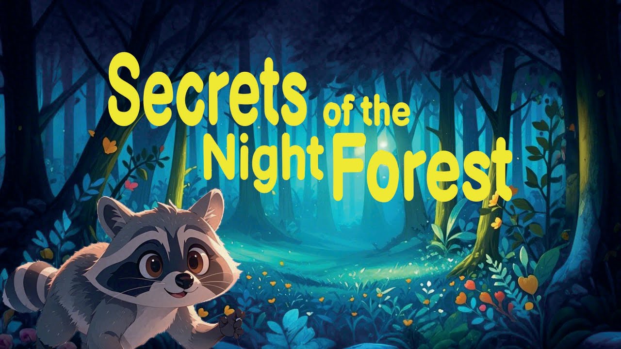 🦝 Secrets of the Night Forest 🦝| Bedtime Stories for Kids - YouTube