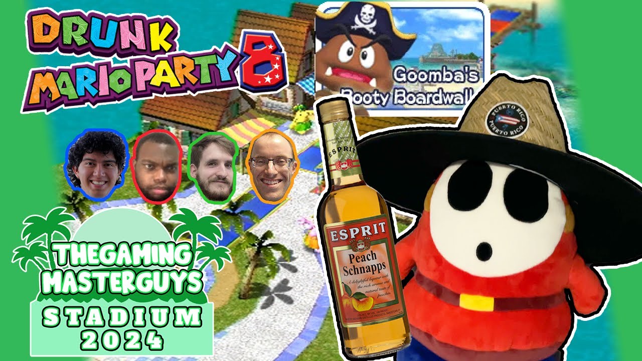 TGMG Stadium 2024 - Drunk Mario Party 8 - Goomba's Booty Boardwalk ...
