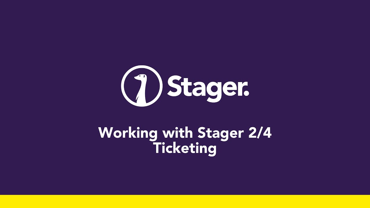 Start your ticket sales | Working with Stager 2/4 - YouTube
