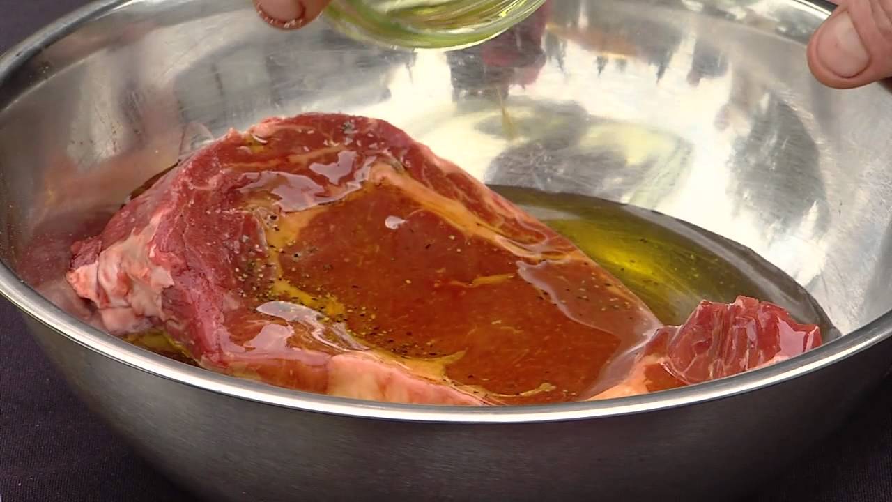 Cooking Bison with Chef Michael Ubbing - Steak Marinade - YouTube