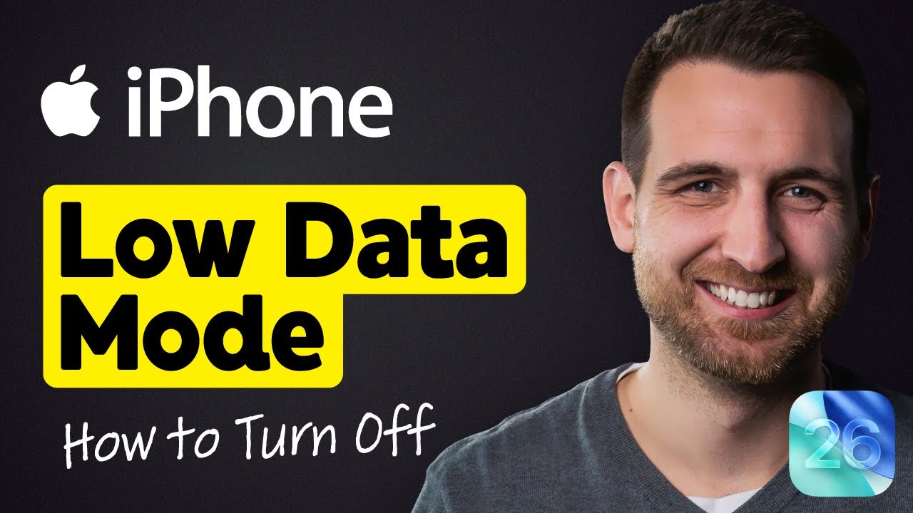 How to Turn Off Low Data Mode on iPhone (iOS 26) - YouTube