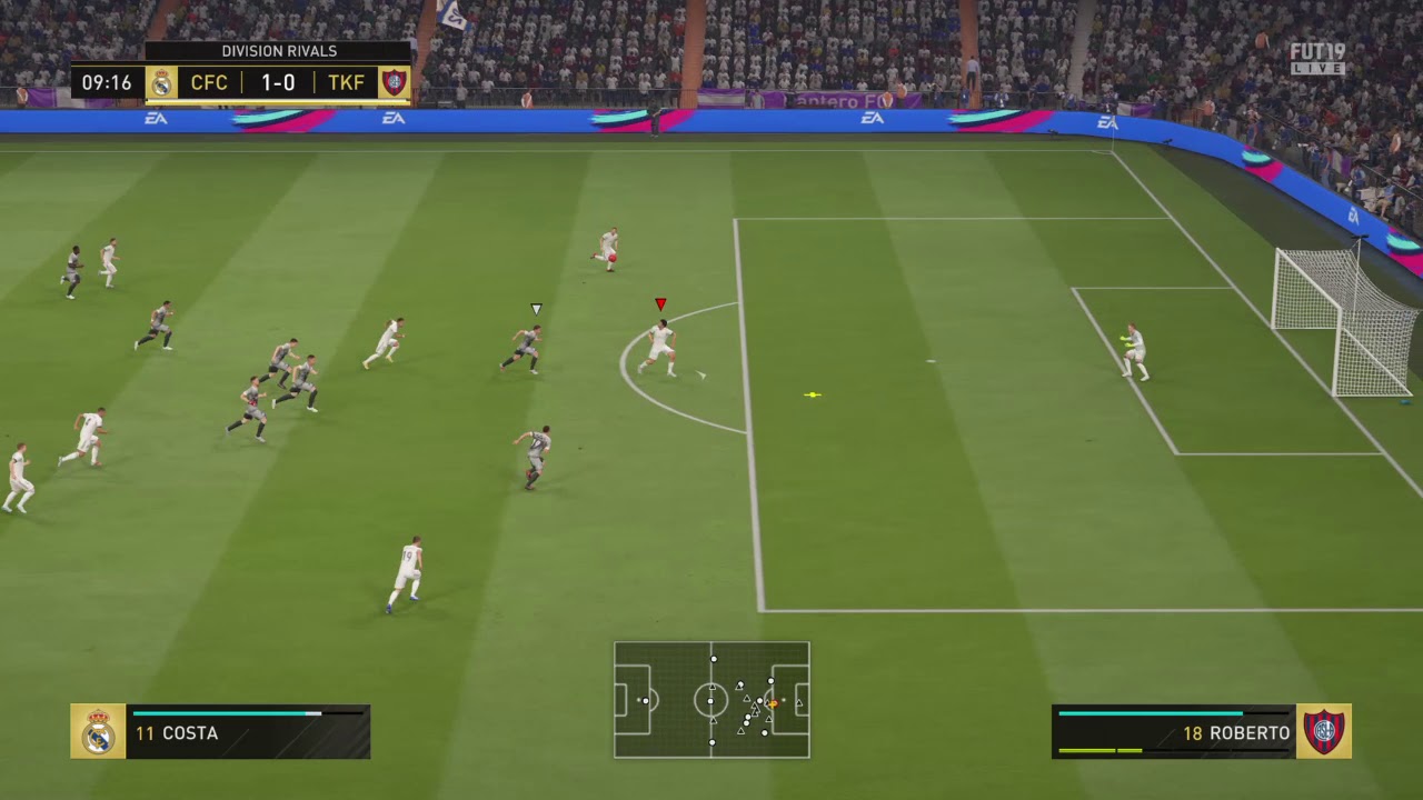 Full Pitch Skill Play - Diego Costa (FIFA 19 FUT) - YouTube