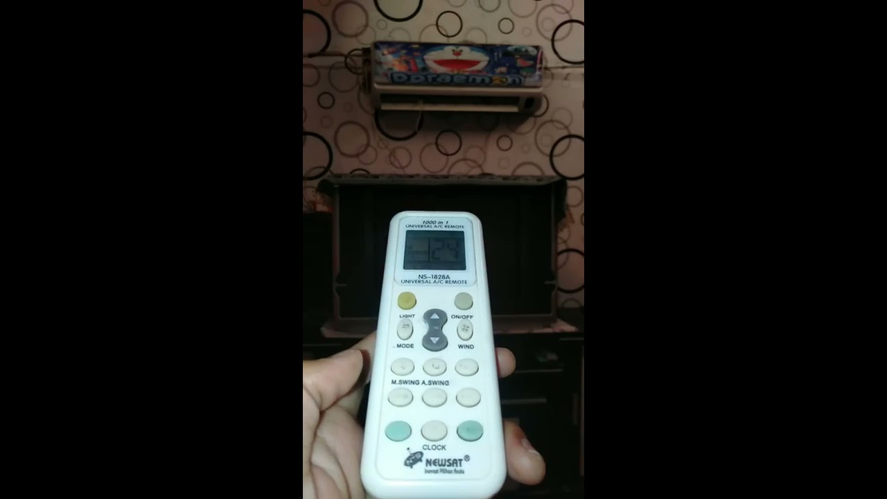 Cara menggunakan Remote kipas angin ac - YouTube