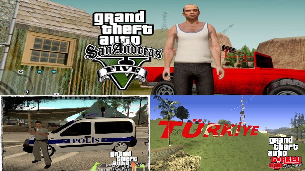 GTA San Andreas Turkey Mod Final [Təqdimat] - YouTube