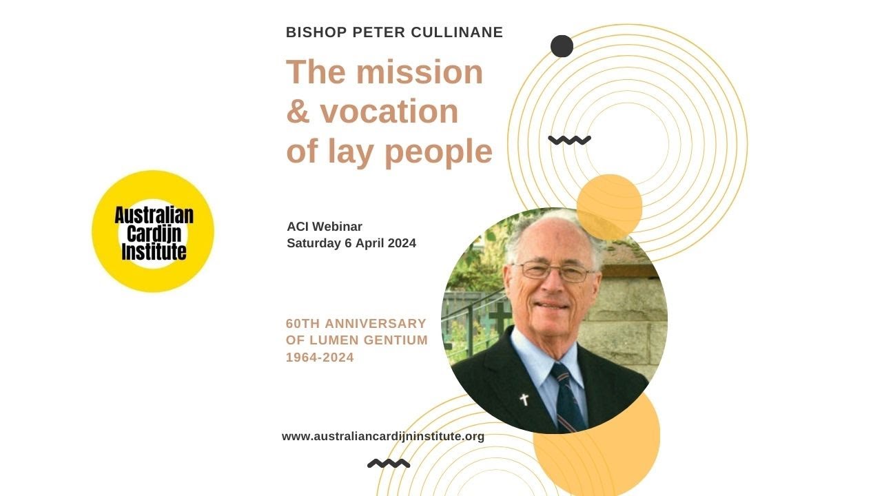 Bishop Peter Cullinane: The Mission and Vocation of Lay People - YouTube
