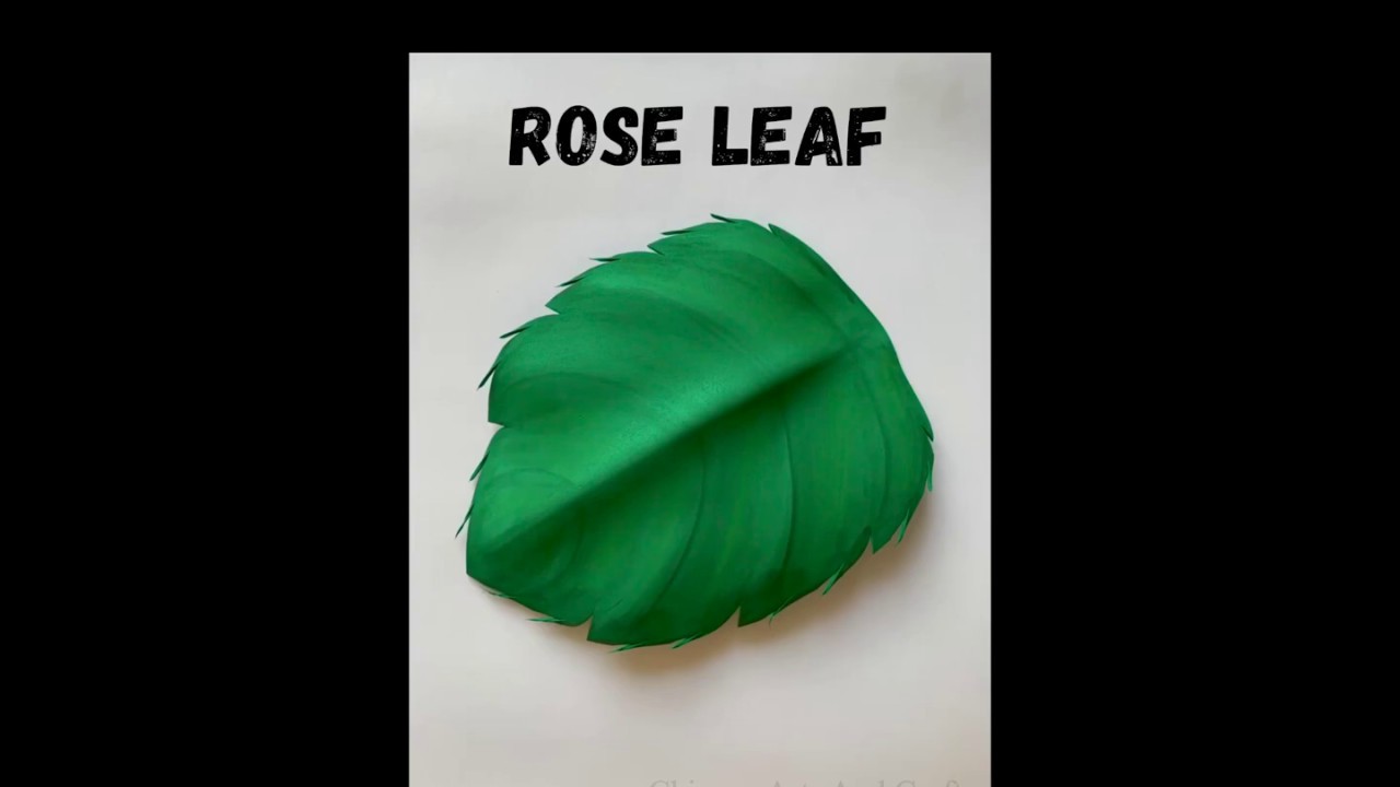 How To Make Rose Leaf From Craft Foam YouTube how-to-make-rose-leaf-from-craft-foam-youtube