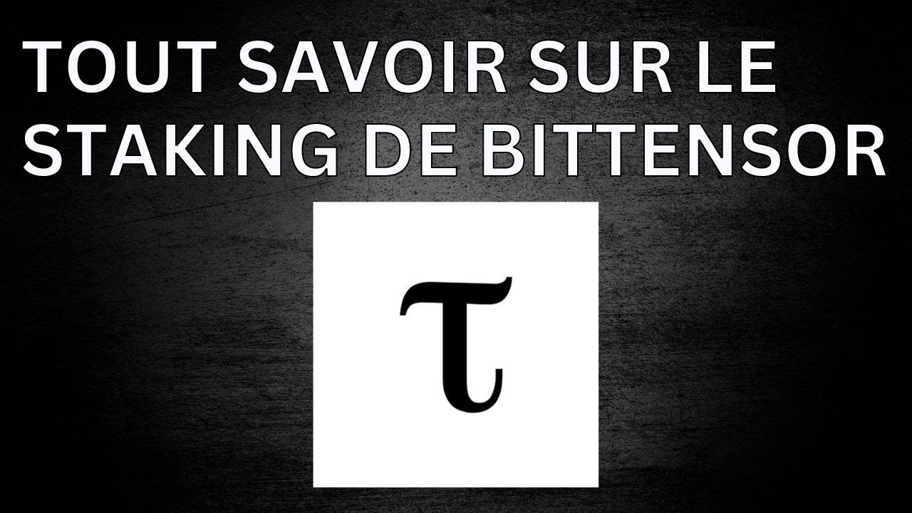 Tutoriel Bittensor Comment placer en Staking, voir ses TAOs en staking et unstake ses TAOs - YouTube