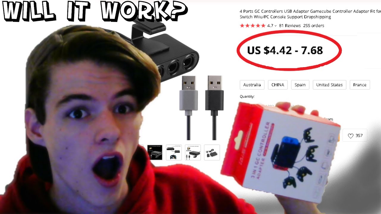 I bought a fake GameCube Controller Adapter on AliExpress - YouTube