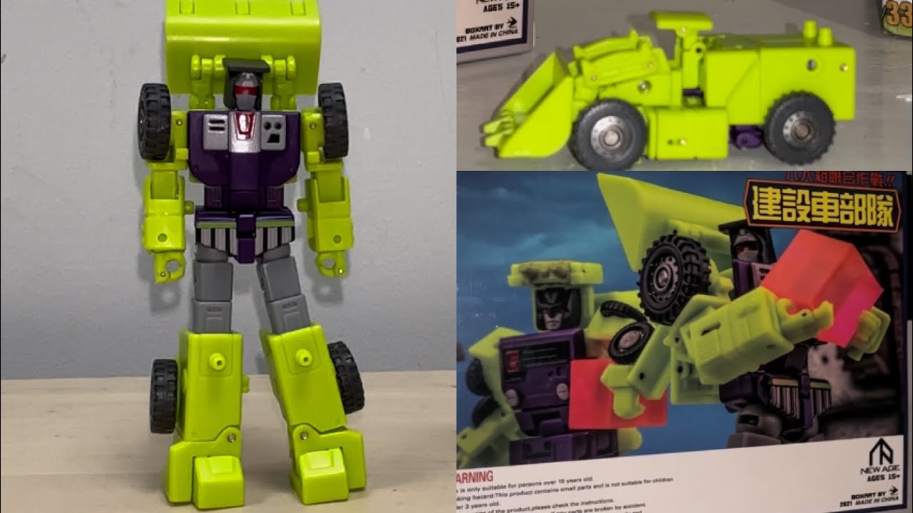 How to transform newage Carcel. Transformers generation one constructicon scrapper devastator ...