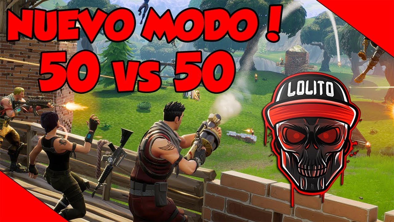 💀 ¡NUEVO MODO DE JUEGO, 50 vs 50! 💀 ~ FORTNITE - YouTube