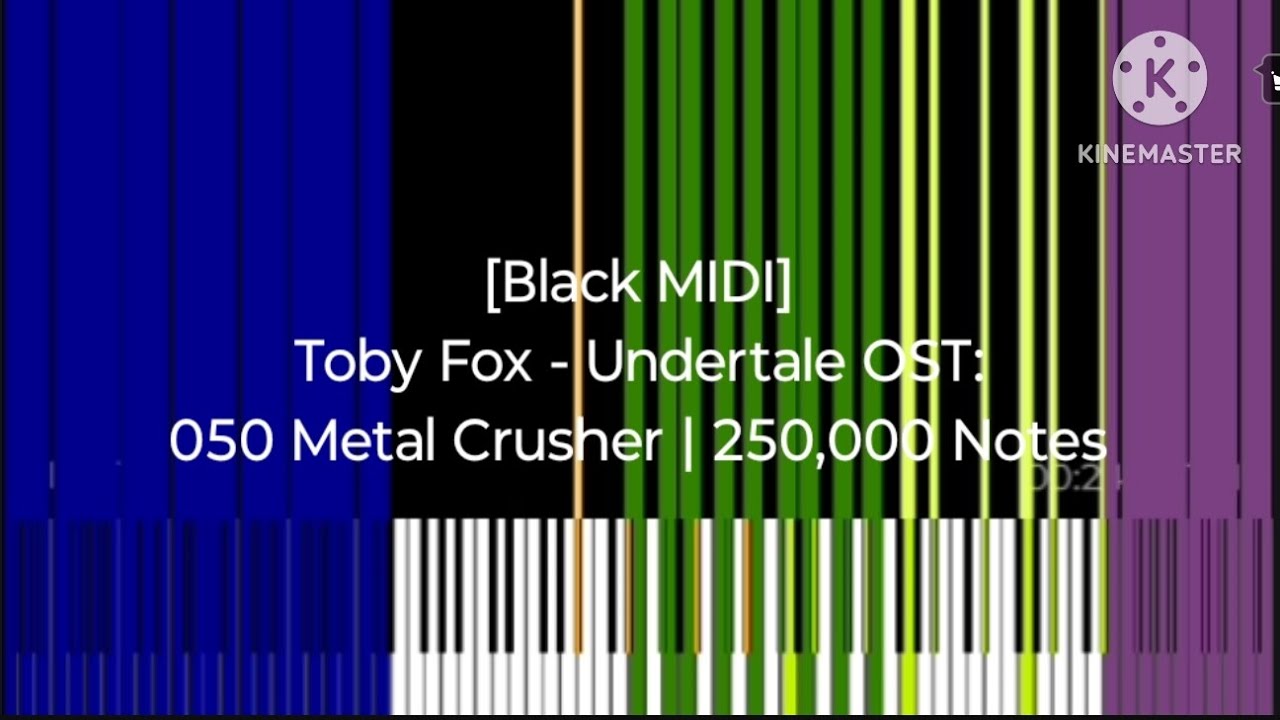 [Black MIDI] Toby Fox - Undertale OST: 050 Metal Crusher | 250,000 ...