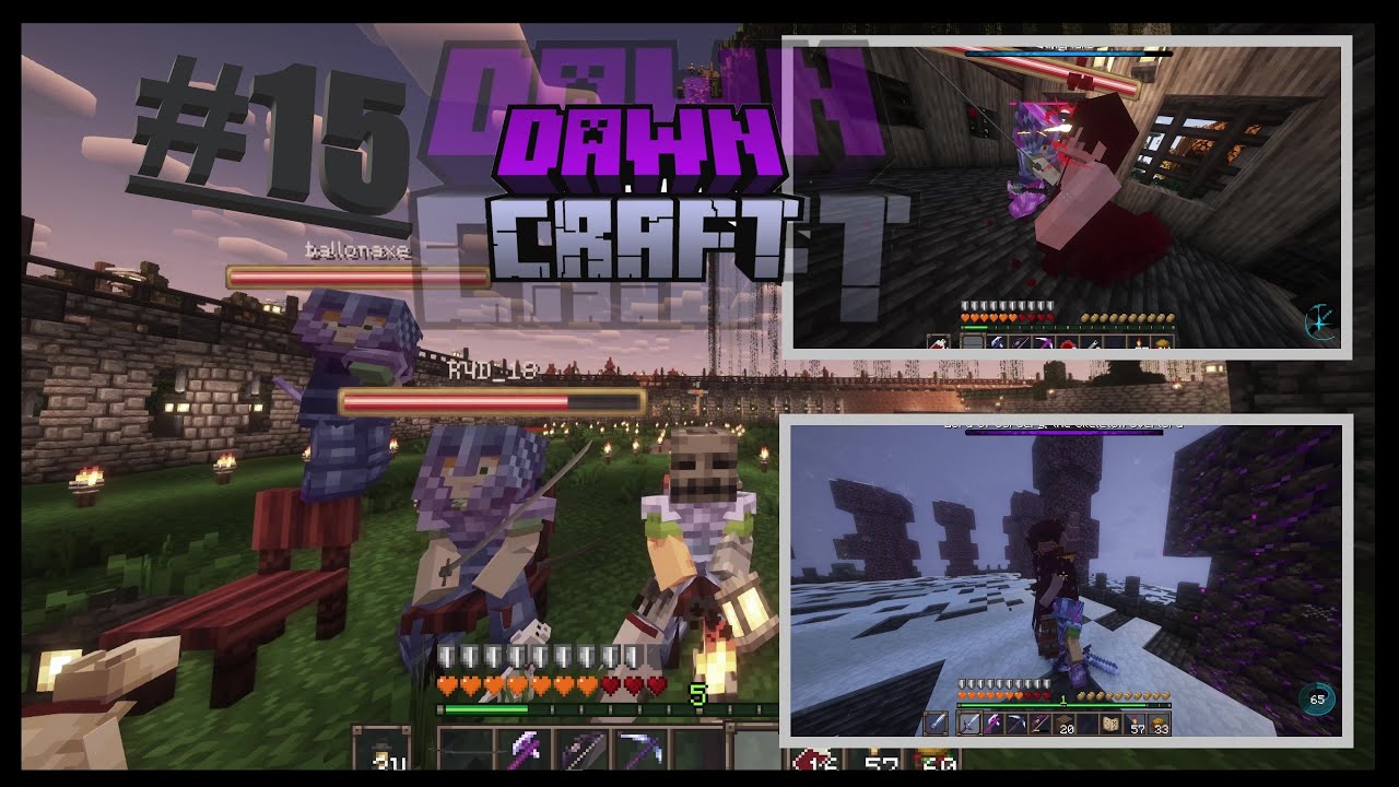 Minecraft mod Dawn Craft #15 | ماين كرفت ( مهمتين اسطورية ) - YouTube