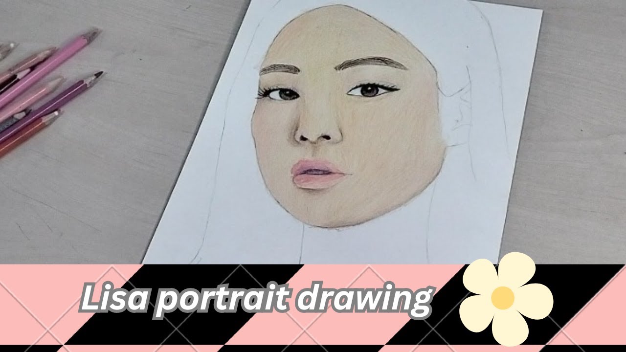 Lisa blackpink portrait || realistic colored pencil art || timelapse of ...