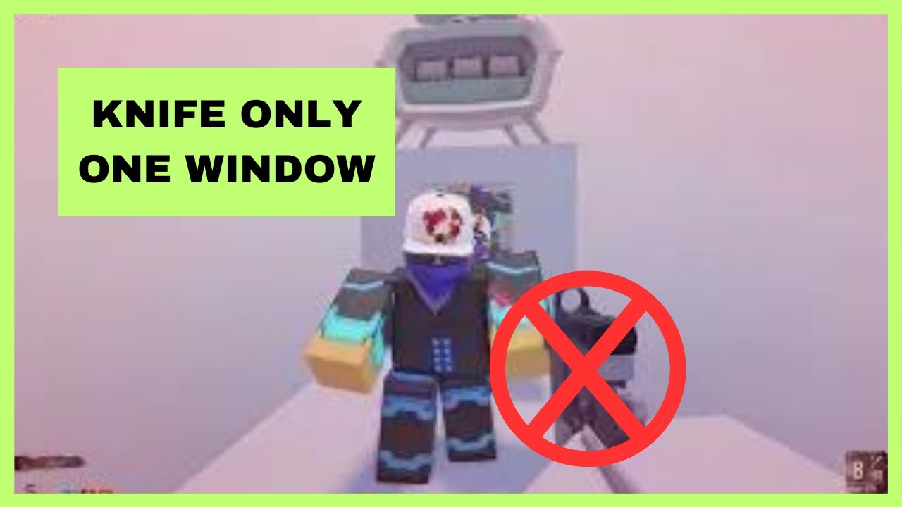 Knife Only One Window (Michaels Zombies Challenge) - YouTube