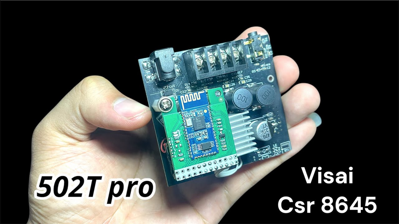 Mạch whuzi zk 502t + Csr 8645 |HopAlex - YouTube