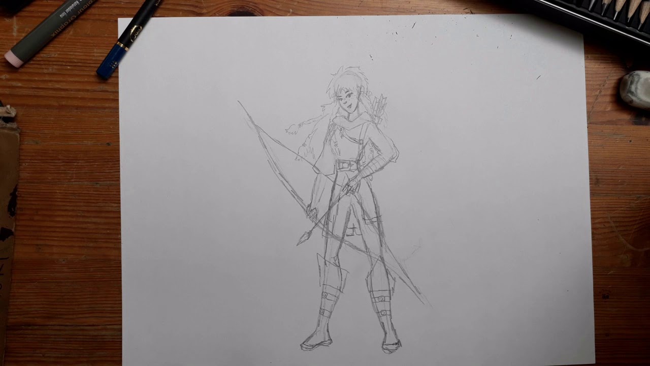 Amazing character drawing! | part 1 - YouTube