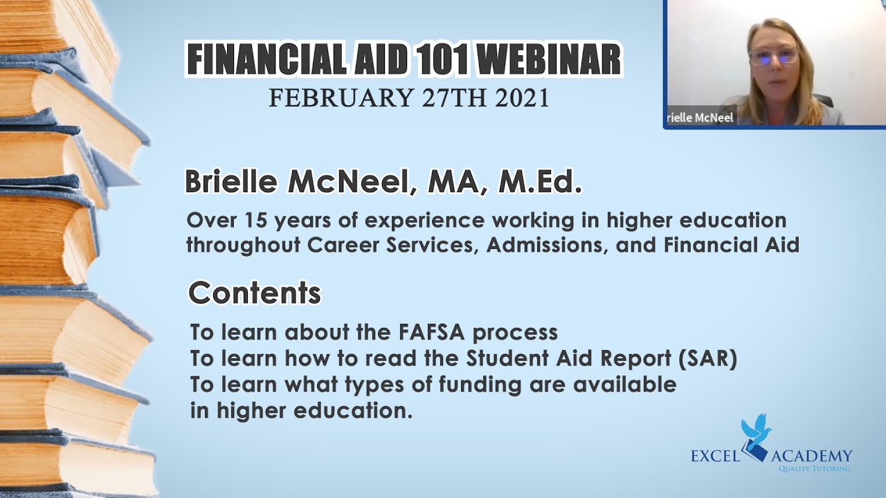 Financial Aid 101 Webinar - YouTube