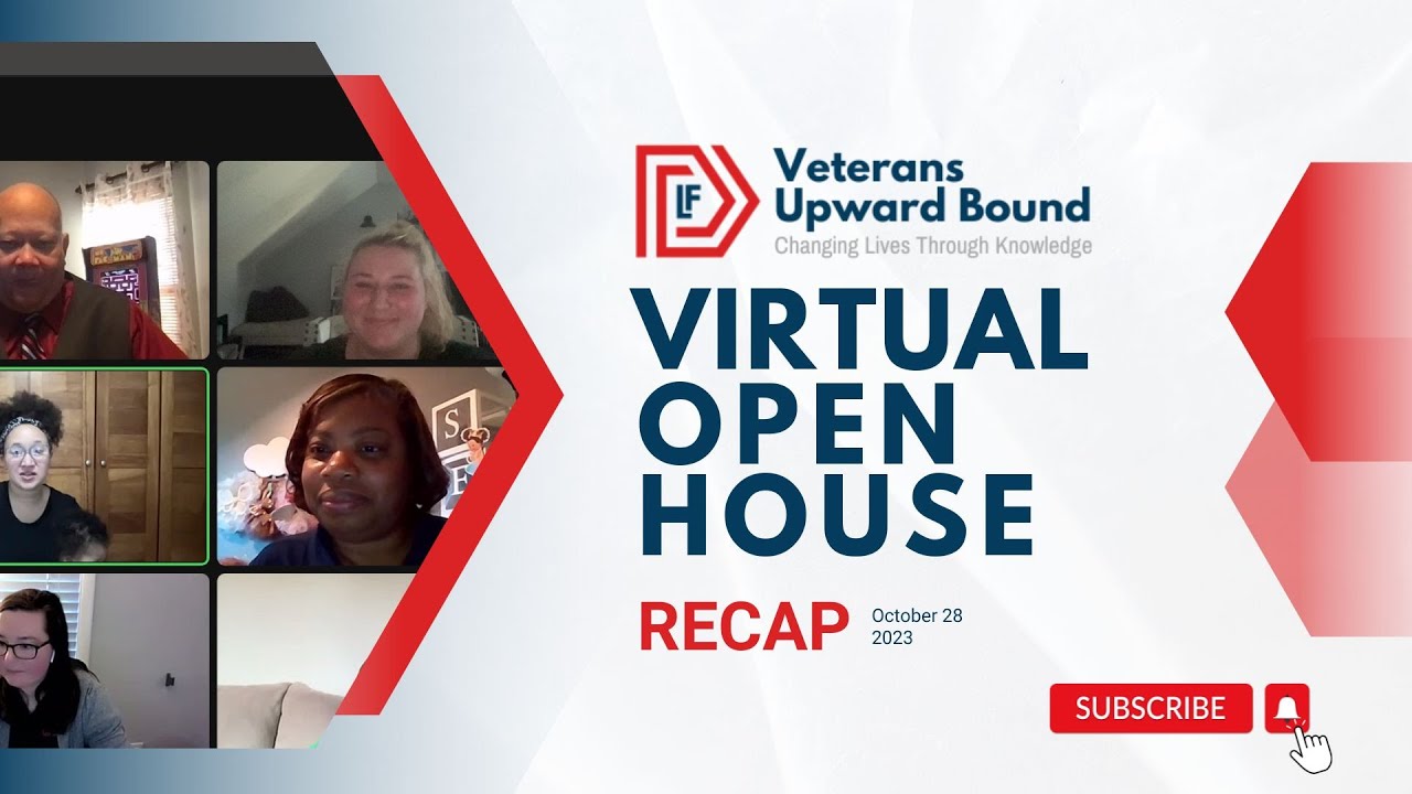 LF Veterans Upward Bound Virtual Open House Recap - YouTube