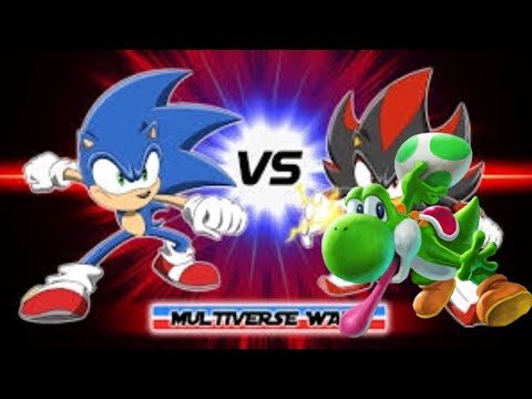 Yoshi reacts to Sonic vs Shadow multiverse wars - YouTube