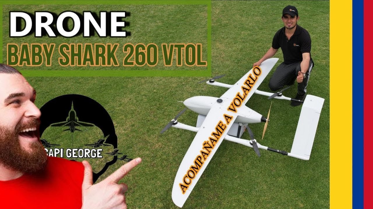 Drone ala fija GIGANTE el Baby Shark 260 para FOTOGRAMETRÍA y carga ...