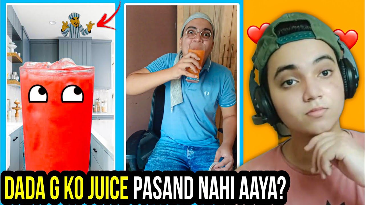Dada G Ko Juice Ka Taste Kaisa Laga? | Funny Reaction | Funny Comedy ...