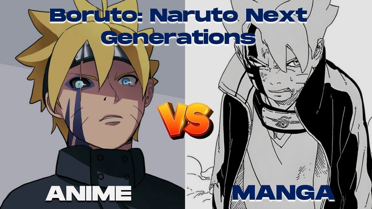 Manga vs Anime / Boruto: Naruto Next Generations - YouTube