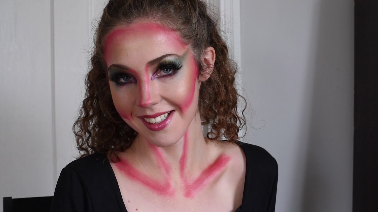 EXTREME make-up with GLITTER !!! - YouTube