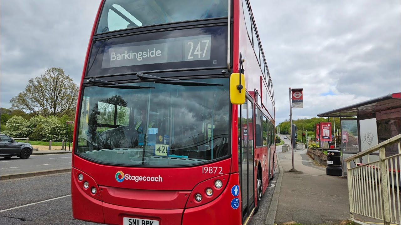 Transfer + Topodyn | Journey on Route 247 | 19872 | ADL | Enviro 400 ...